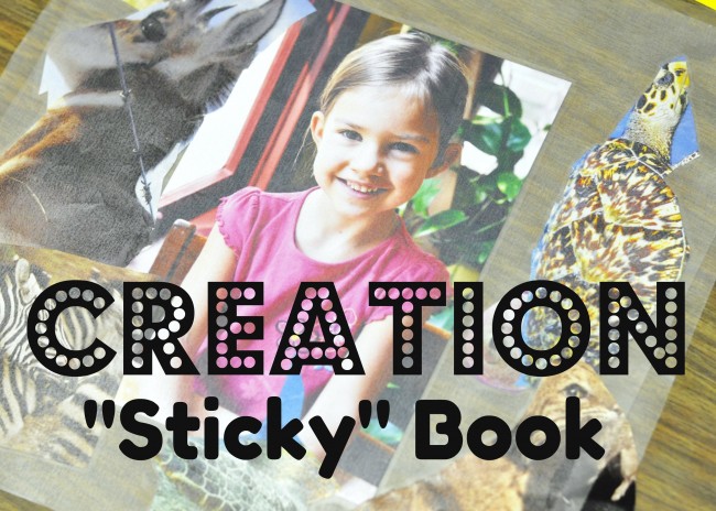 Creation Theme Idea: Creation "Sticky" Book - Kids Activities | Saving ...