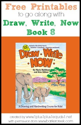 Draw, Write, Now Book 8: FREE Companion Printables - Kids Activities ...