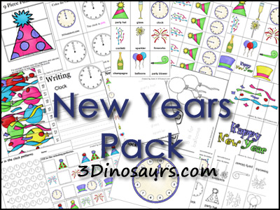 FREE New Years Printable Pack for Kids - Kids Activities | Saving Money ...