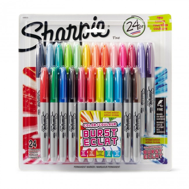 24-Count Sharpie Color Burst Markers for $10.97 - Kids Activities ...