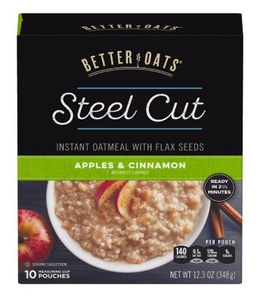 Better Oats Steel Cut Instant Oatmeal (Pack of 6) for $16.99 - Kids ...