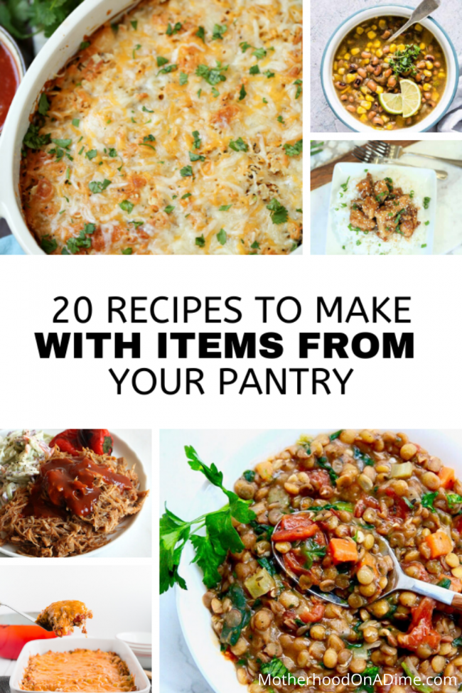 20 Recipes to Make with Items from Your Pantry - Kids Activities ...