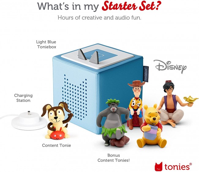 Toniebox Starter Set with 4 Disney Audio Characters for 43% Off (Today ...