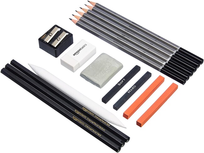 Amazon Basics Sketch and Drawing Set for $4.67 - Kids Activities ...