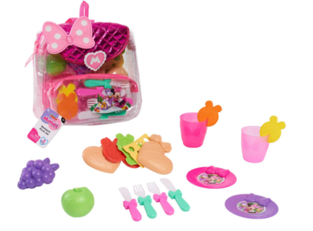 Disney Junior Minnie Mouse 18-Piece Backpack Picnic Set for $8.49 (Reg ...