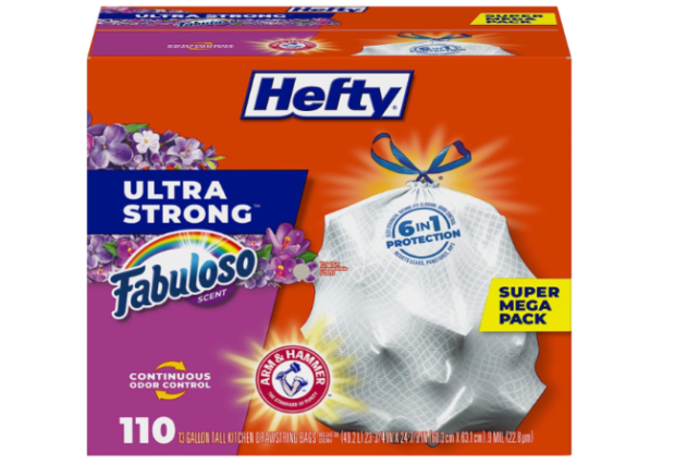 Hefty Ultra Strong Gallon Trash Bags (110-Count) for $13.93 + More ...