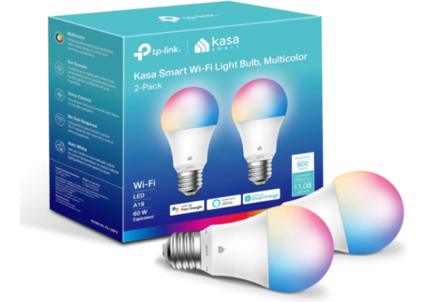 Kasa Smart Light Bulbs (2 Pack) for $12.99 (Reg. $25) - Kids Activities ...