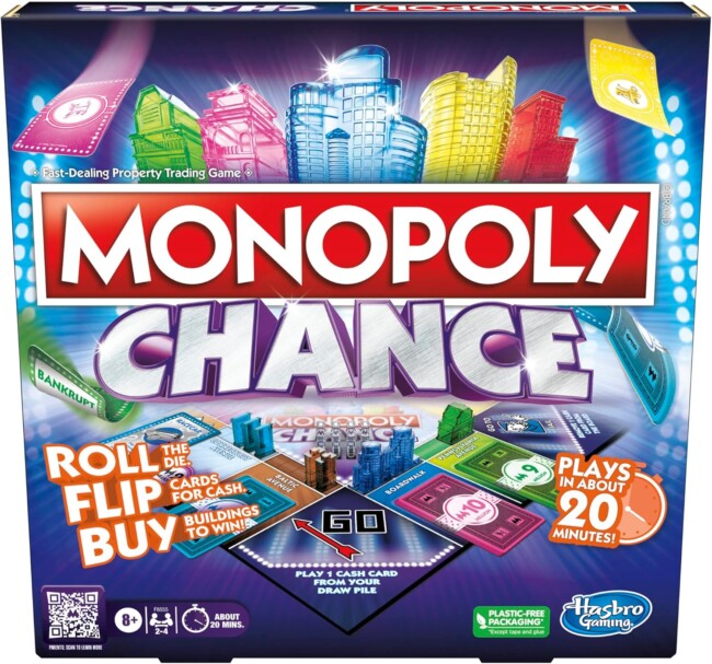 Monopoly Chance Board Game (Play in 20 Minutes) - Kids Activities ...