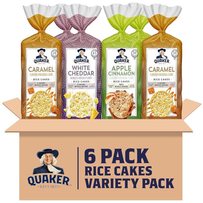 Quaker Rice Cakes Variety Pack (6 Bags) for $11.77 - Kids Activities ...