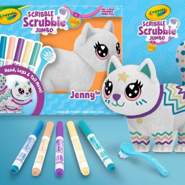 Crayola Scribble Scrubbie Jumbo Cat for $9 (Reg. $17) - Kids Activities ...